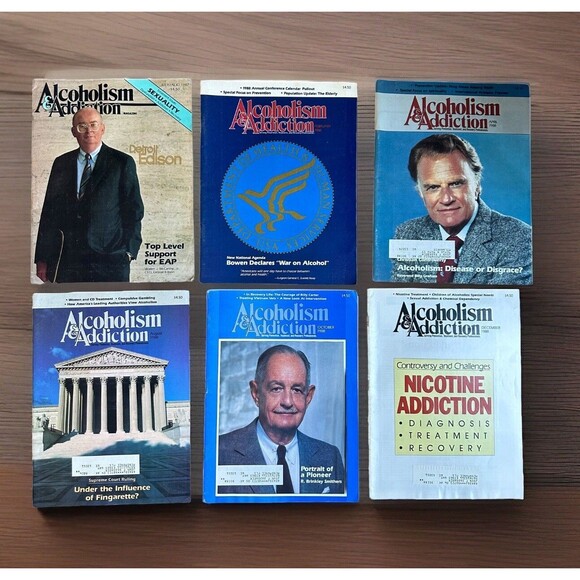 Accents | Vintage Alcoholism And Addiction Magazines 6 Issues Feb 1988 ...